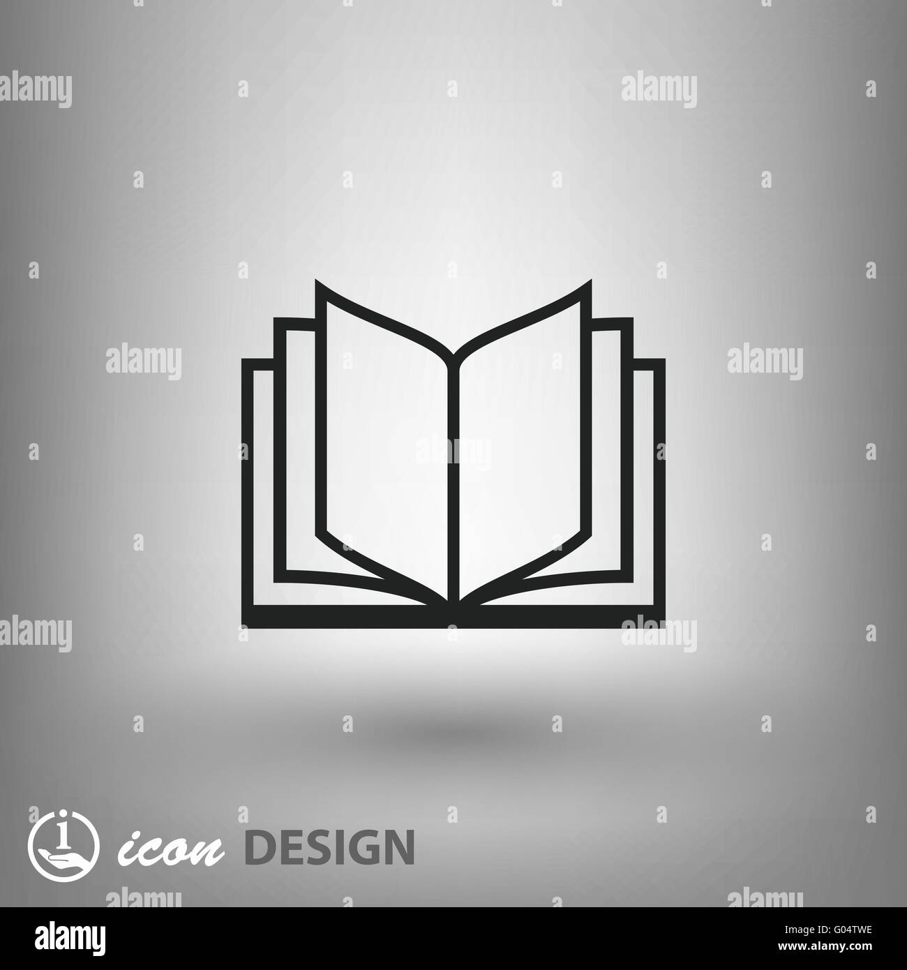 Pictograph of book Stock Vector Image & Art - Alamy