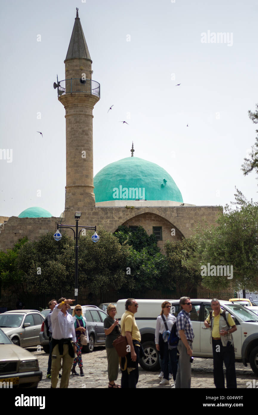 Ancient mosque in the old town of Akko, Israel Stock Photo - Alamy