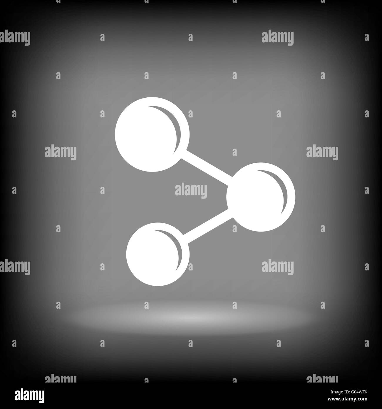 Pictograph of share. Vector concept illustration for design. Eps 10 ...