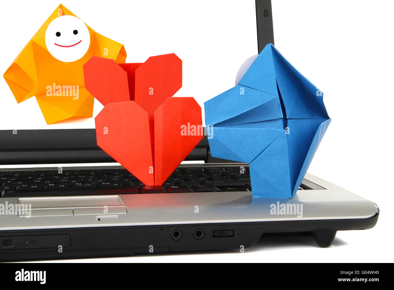 Conceptual image e-relationship, e-communication a Stock Photo - Alamy