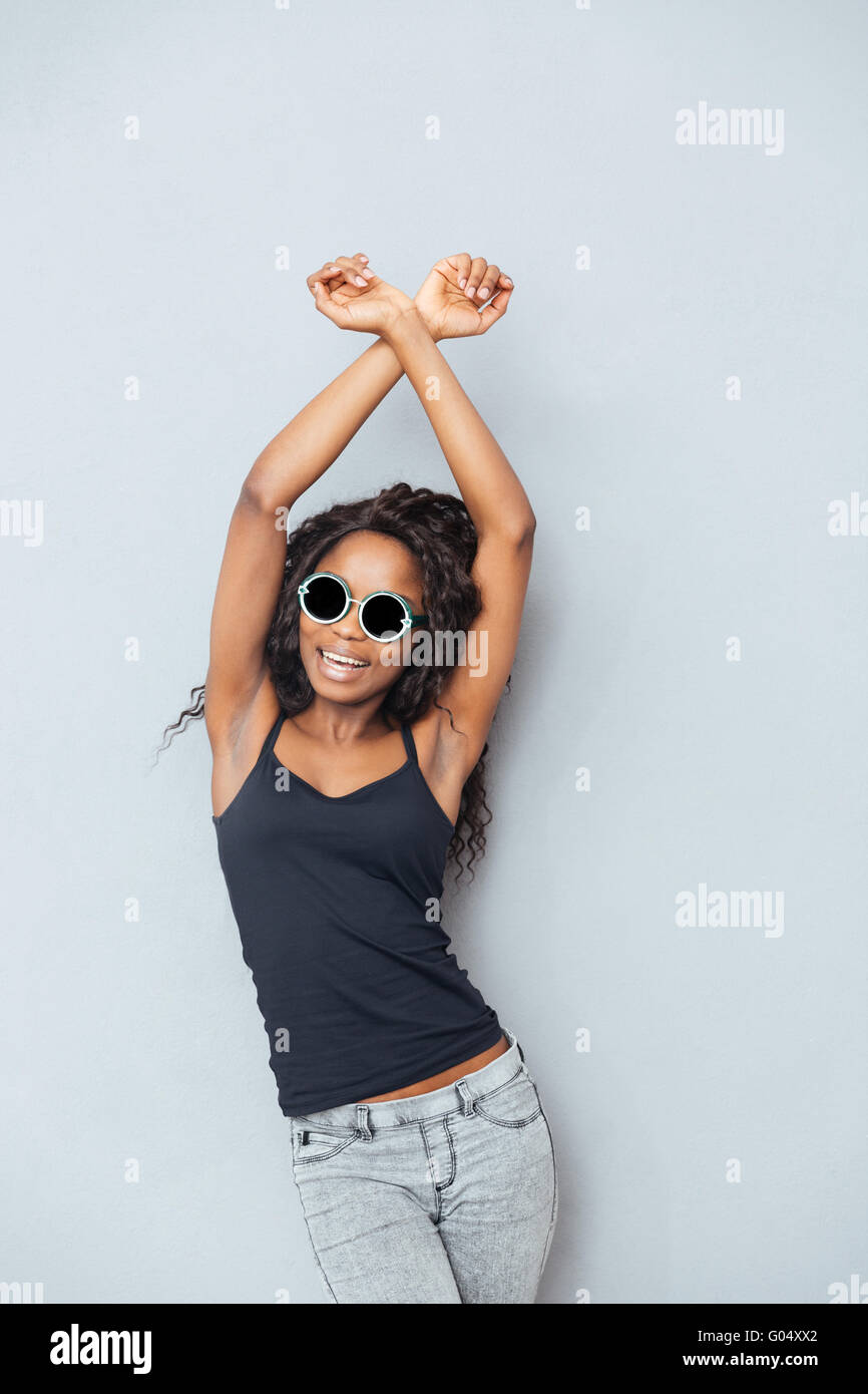 African american woman hands over face hi-res stock photography and ...