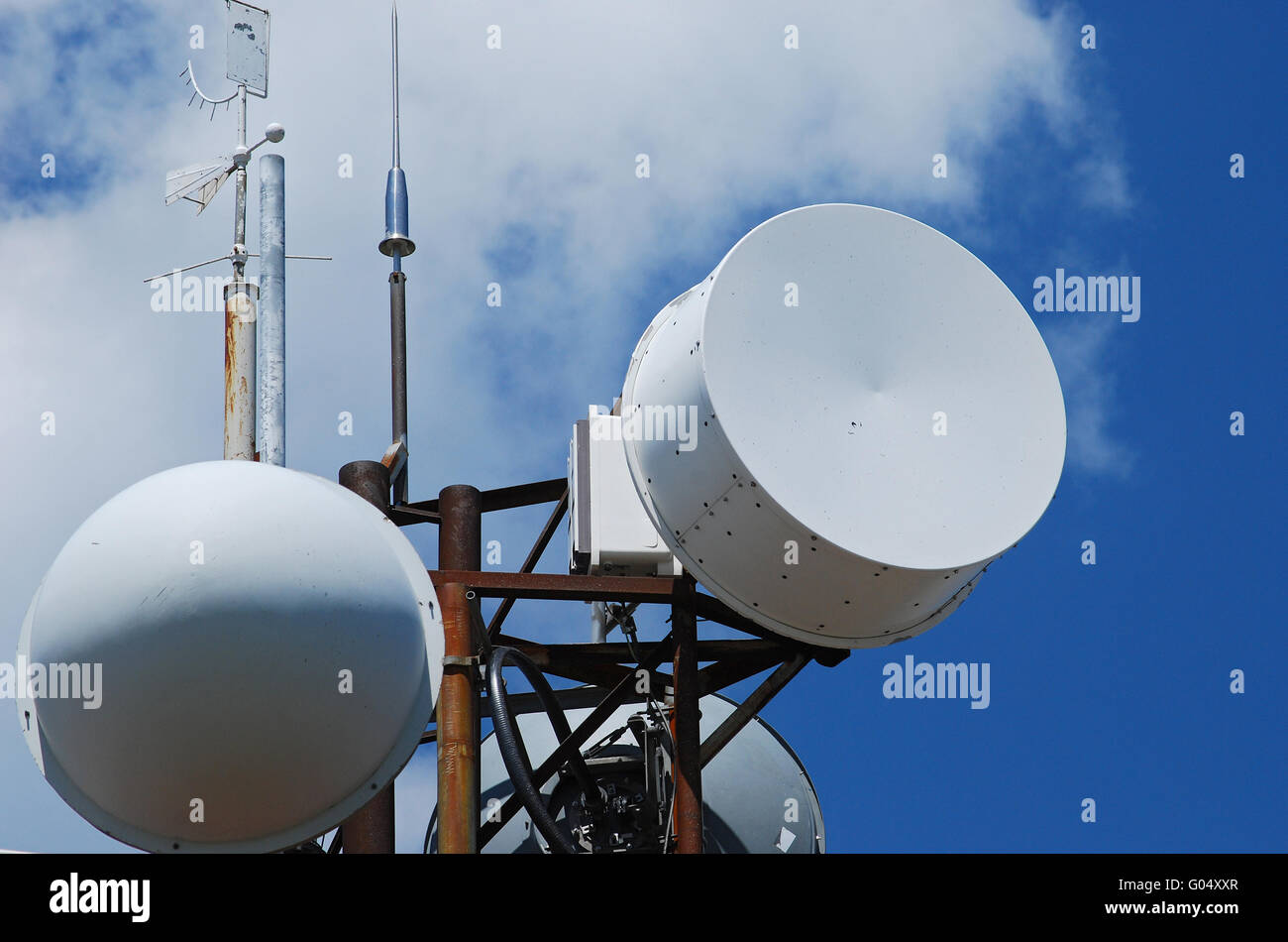 Phone network antennas hi-res stock photography and images - Alamy