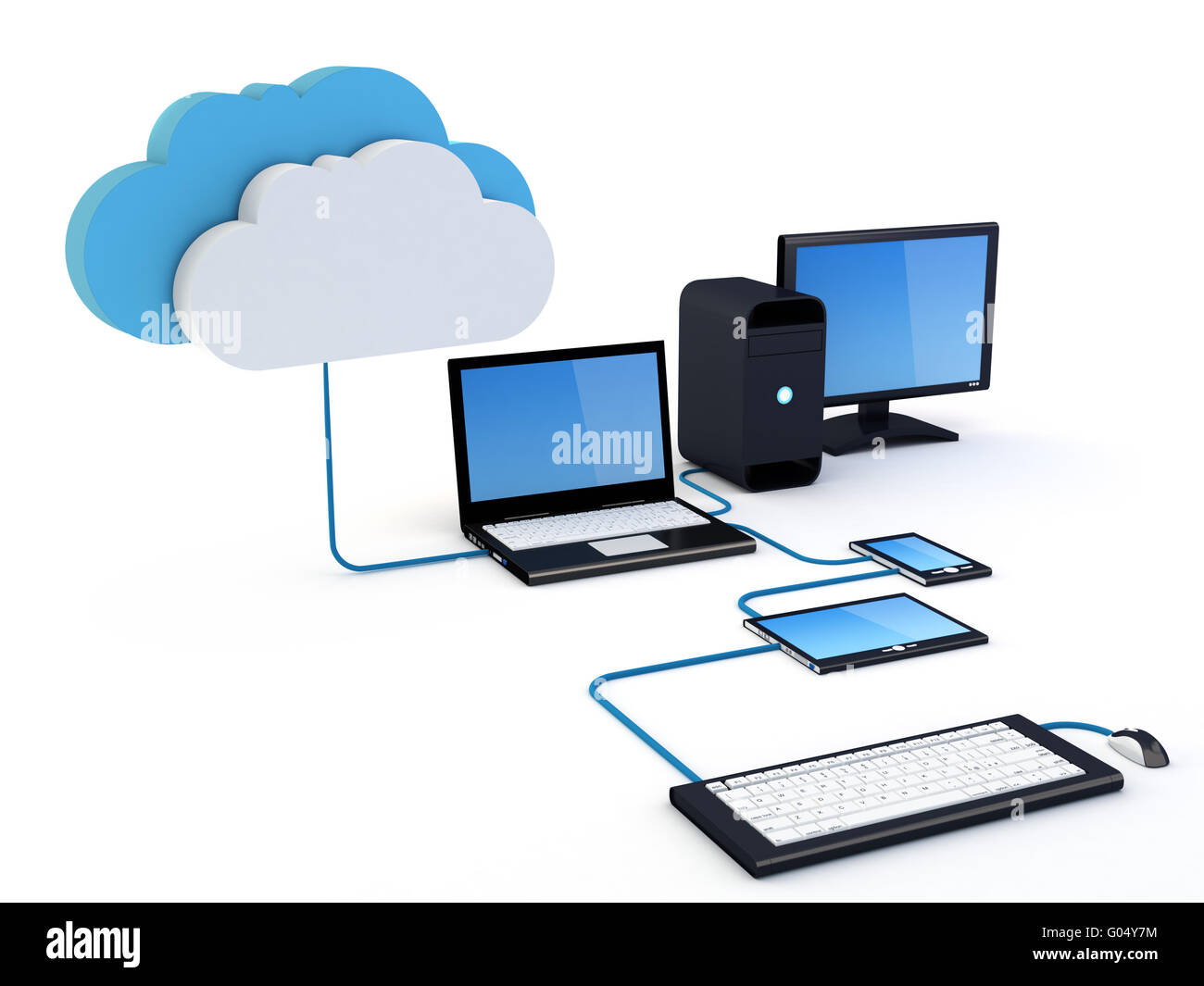 Cloud computing concept Stock Photo - Alamy