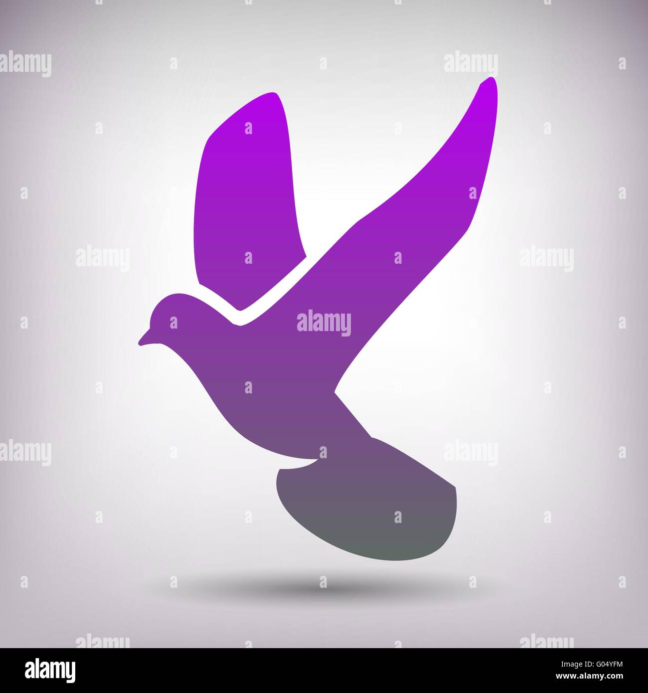 Pictograph of bird. Vector concept illustration for design. Eps 10 ...