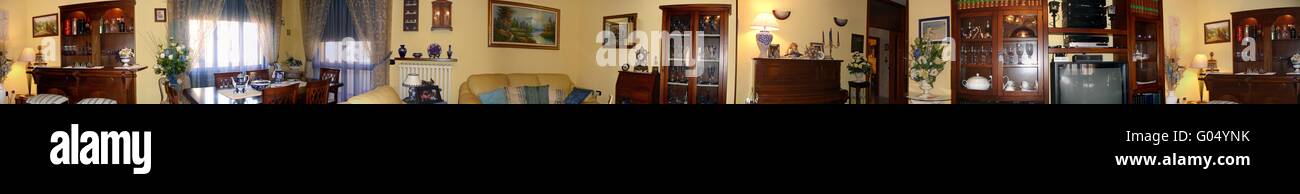 Overview home interior Stock Photo - Alamy