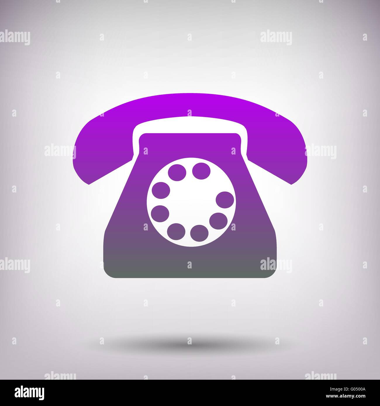 Pictograph of phone. Vector concept illustration for design. Eps 10 ...