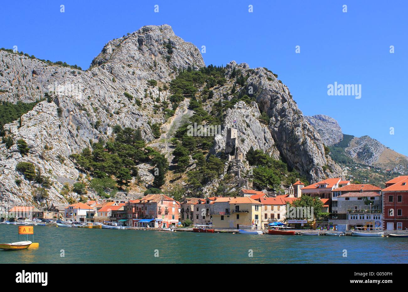 Omis Town in Croatia Stock Photo - Alamy