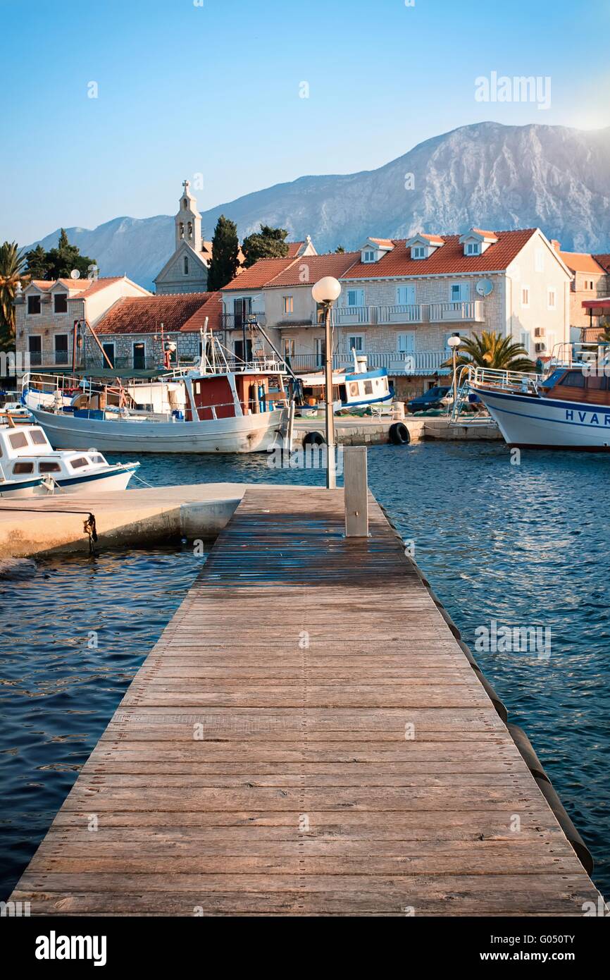 Beautiful sunny morning old pier hi-res stock photography and images ...