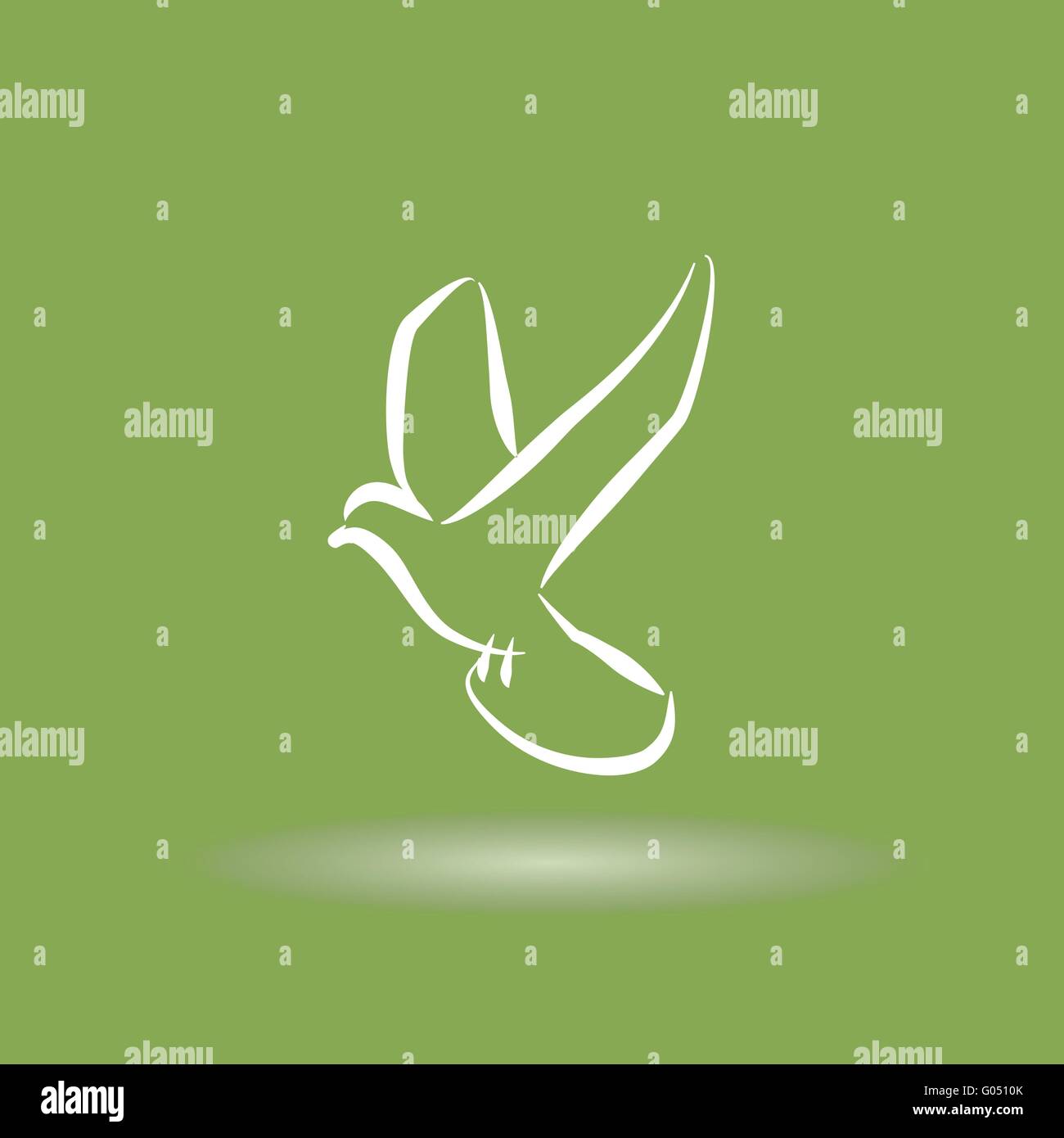 Pictograph of bird. Vector concept illustration for design. Eps 10 ...