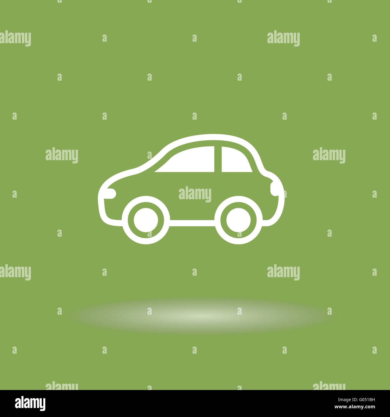 Pictograph of car. Vector concept illustration for design. Eps 10 Stock ...