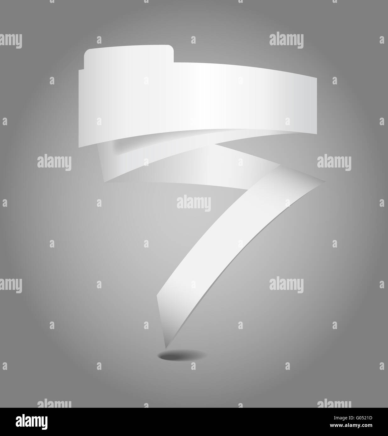 Vector empty text ribbon Stock Photo - Alamy