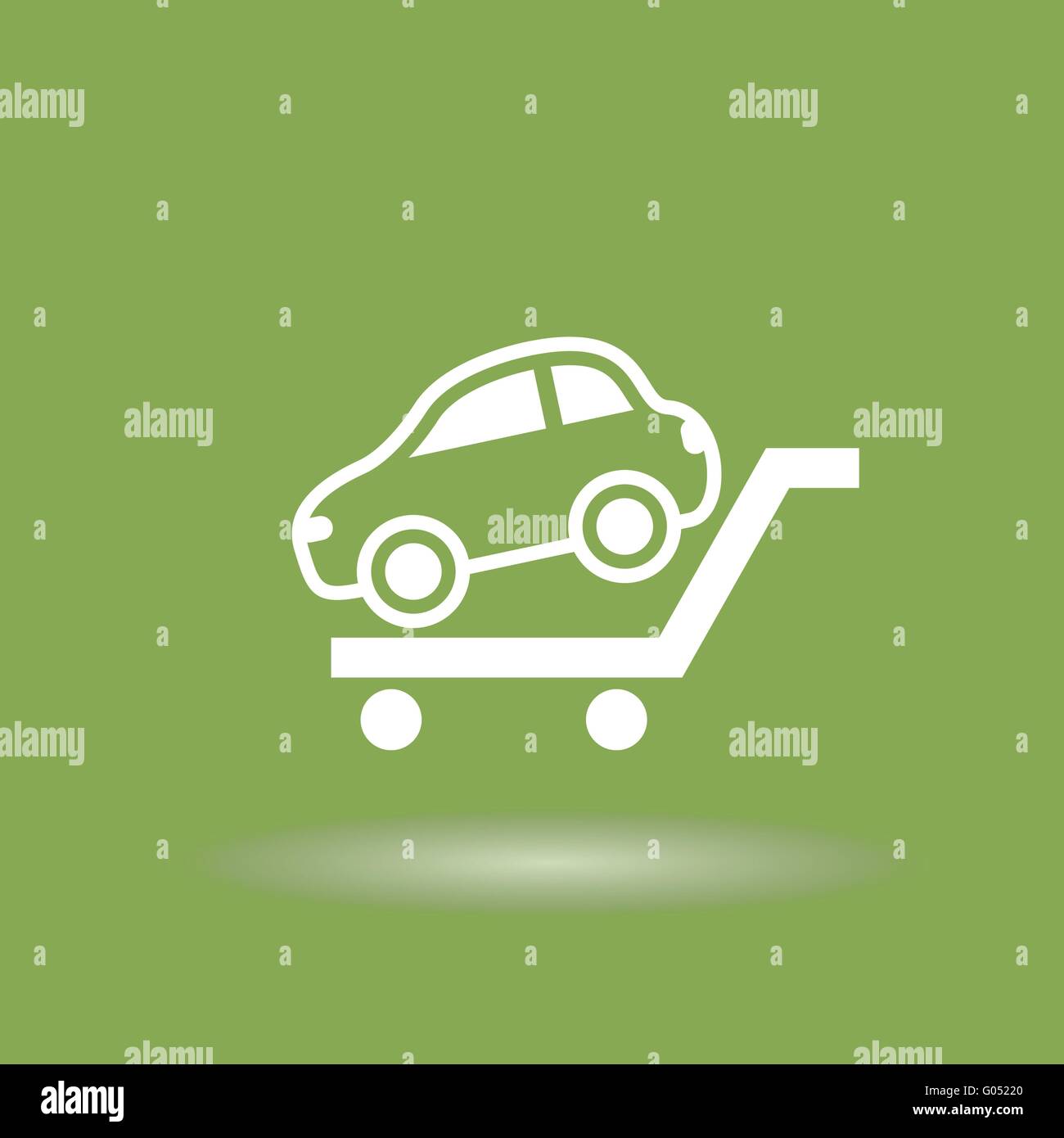 Pictograph of car. Vector concept illustration for design. Eps 10 Stock ...