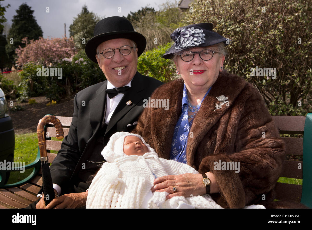 UK, England, Yorkshire, Haworth 40s Weekend, Trevor and Joan Longstaffe ...