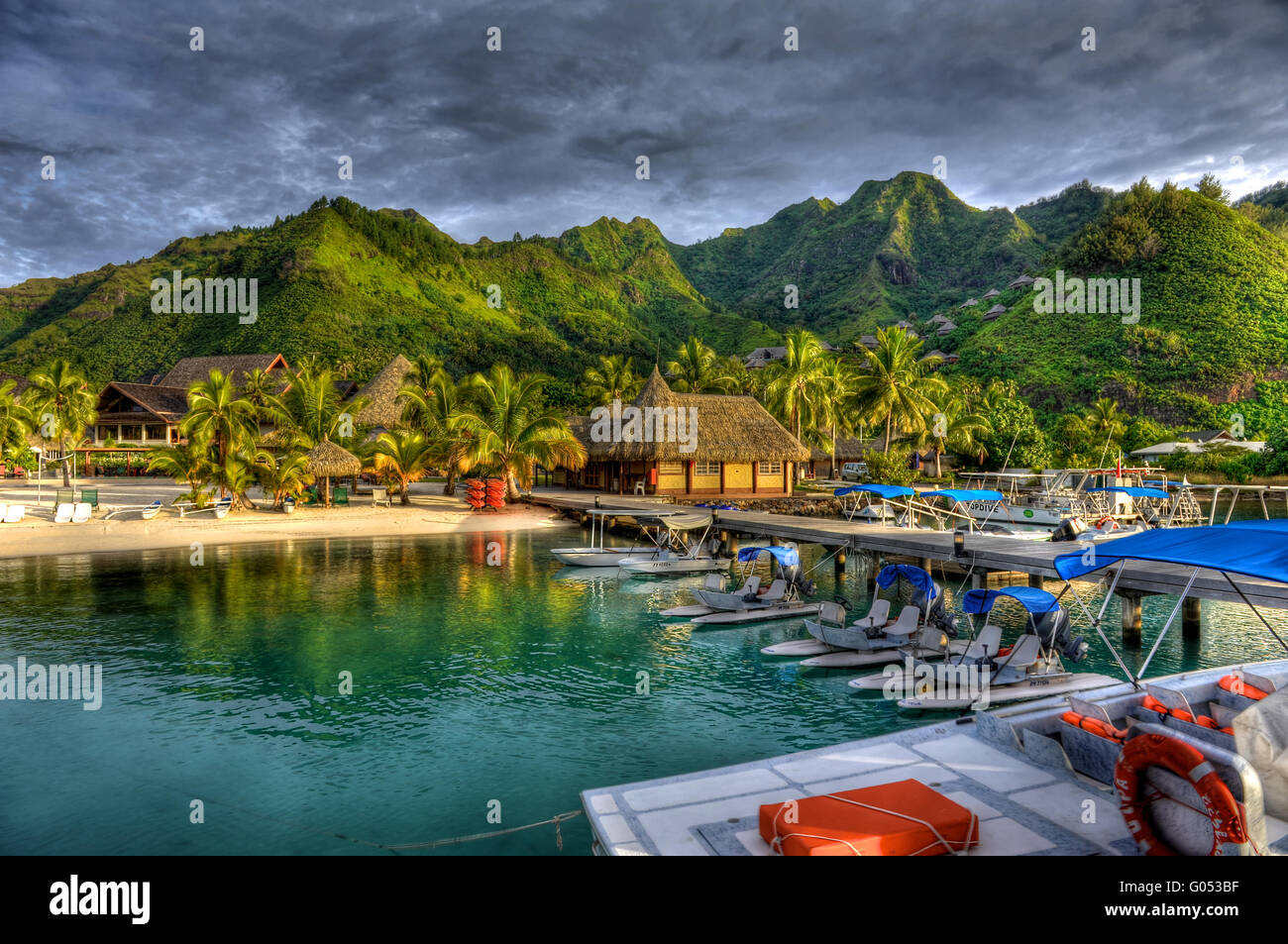 Moorea, French Polynesia Stock Photo - Alamy