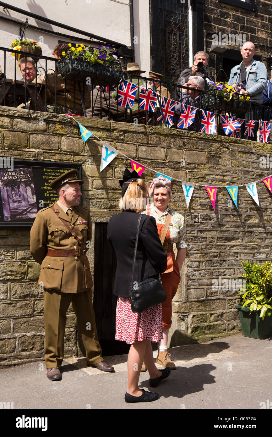 Uk england yorkshire haworth 40s hi-res stock photography and images ...