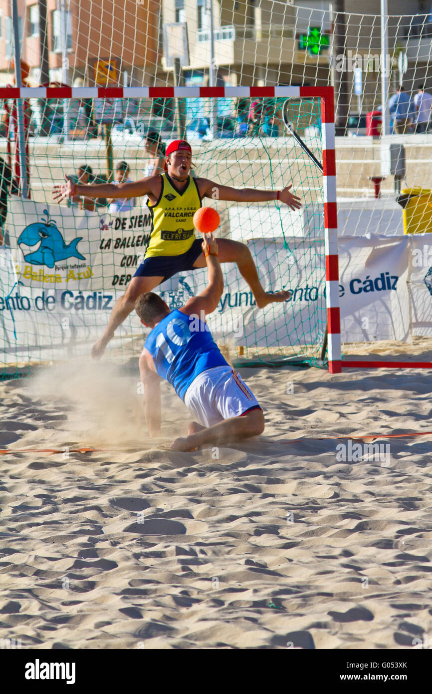 Beach handball hi-res stock photography and images - Alamy
