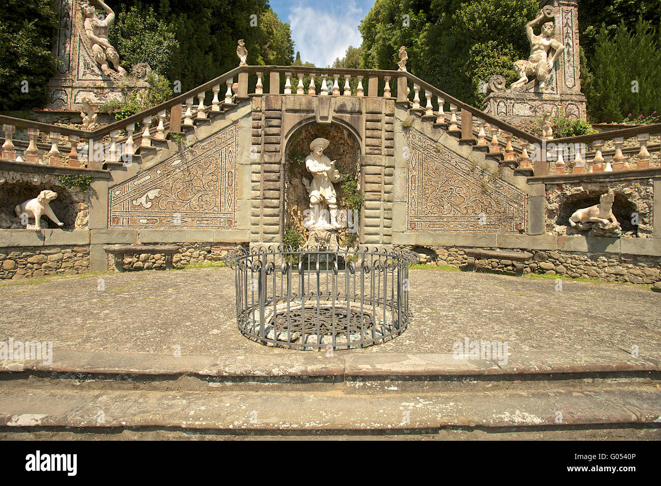 baroque garden in Collodi Stock Photo - Alamy
