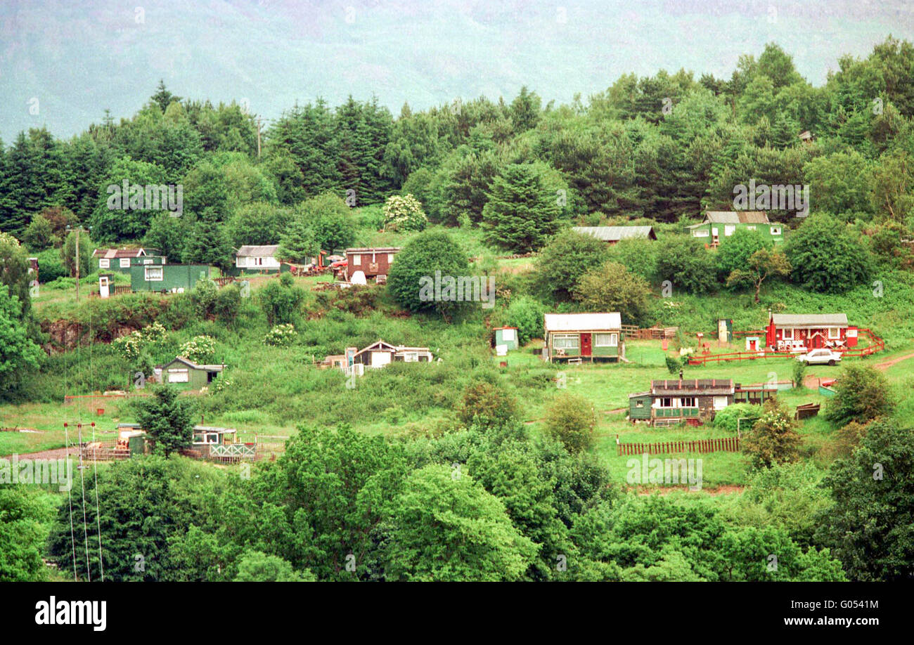 Carbeth hutters hi-res stock photography and images - Alamy