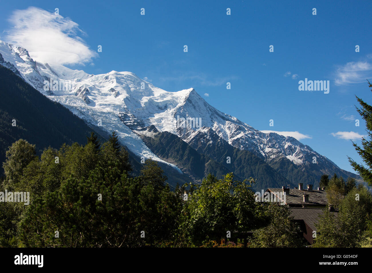 Glacier at Chamonix, France Stock Photo - Alamy