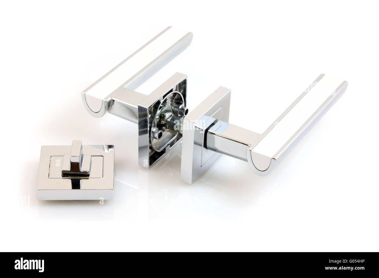 Modern chrome handle Cut Out Stock Images & Pictures - Alamy