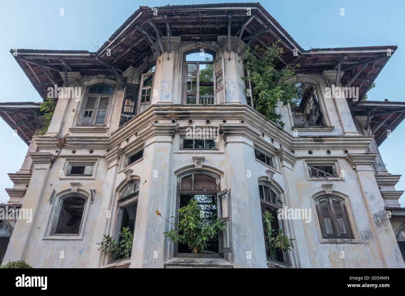 Abandoned school (Shih Chung Branch School), Penang, Malaysia Stock ...