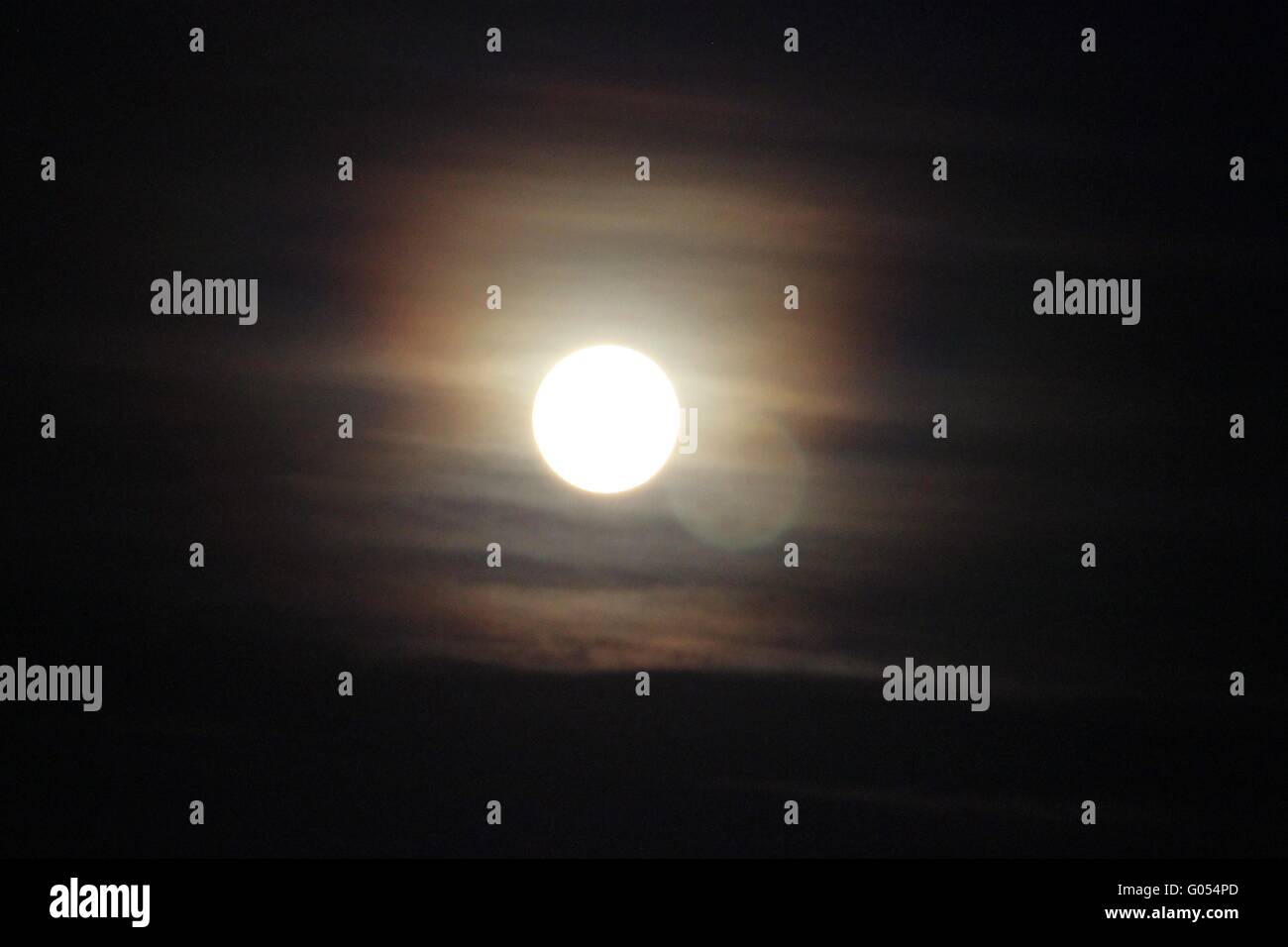 Full Moon Night Stock Photo - Alamy