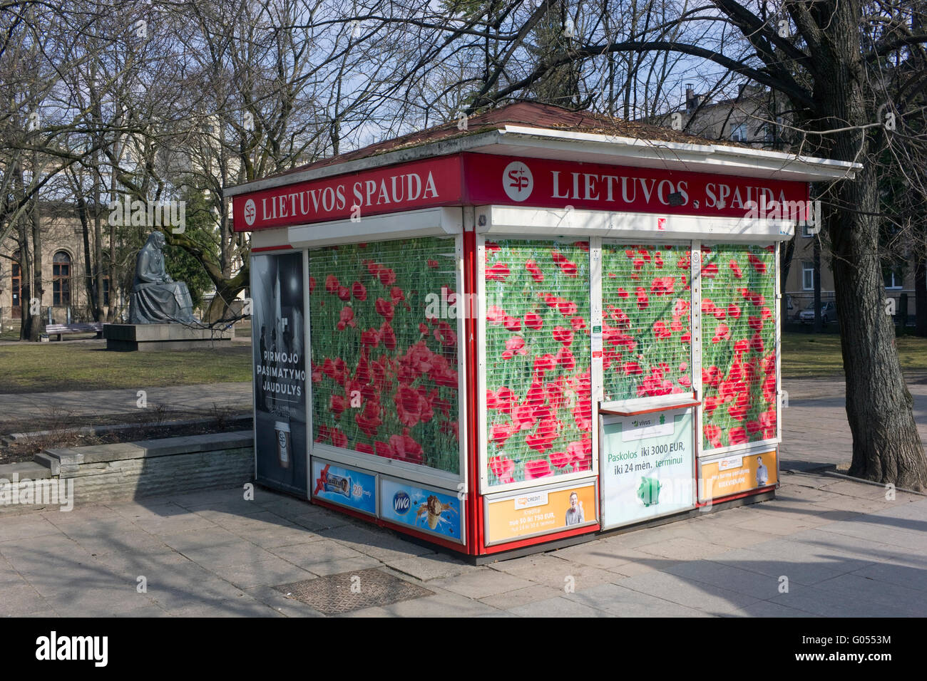 Vilnius newspaper kiosk hi-res stock photography and images - Alamy