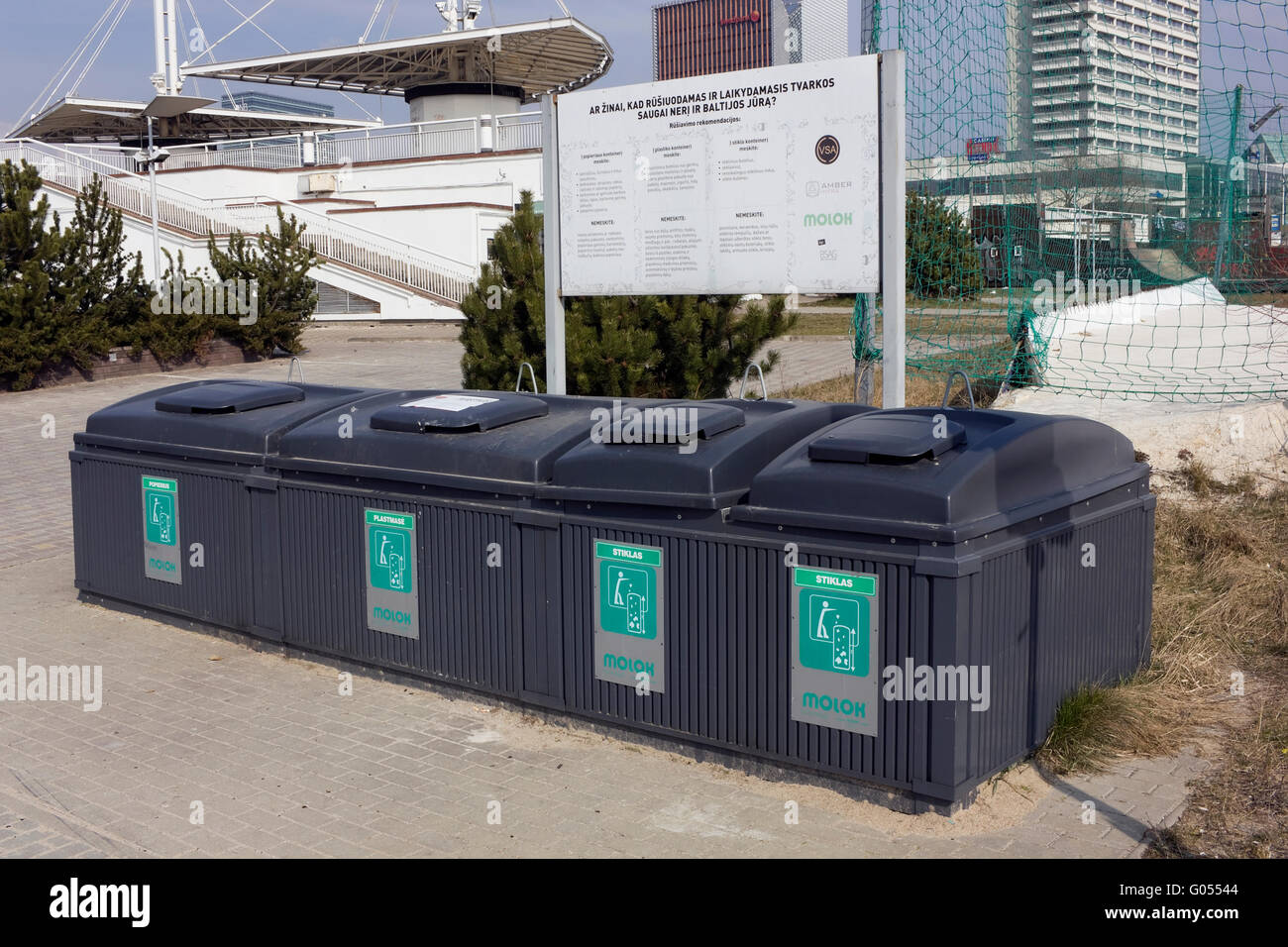 Modern waste container hi-res stock photography and images - Alamy