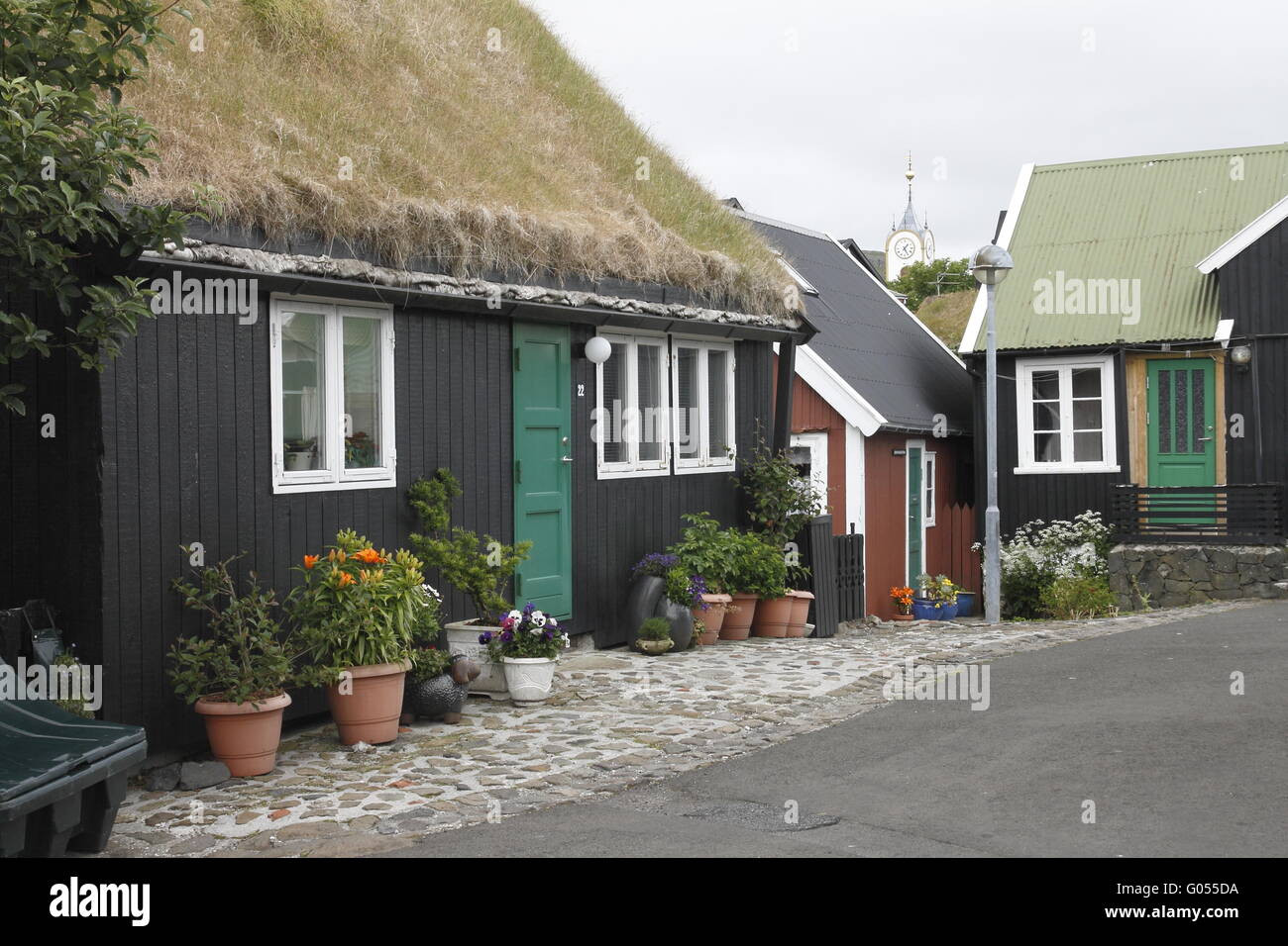 Tinganes - the old town of Tórshavn. Faroe Islands Stock Photo - Alamy