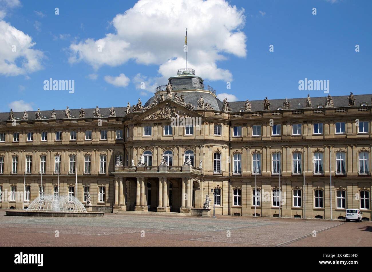 New palace Stuttgart Stock Photo - Alamy