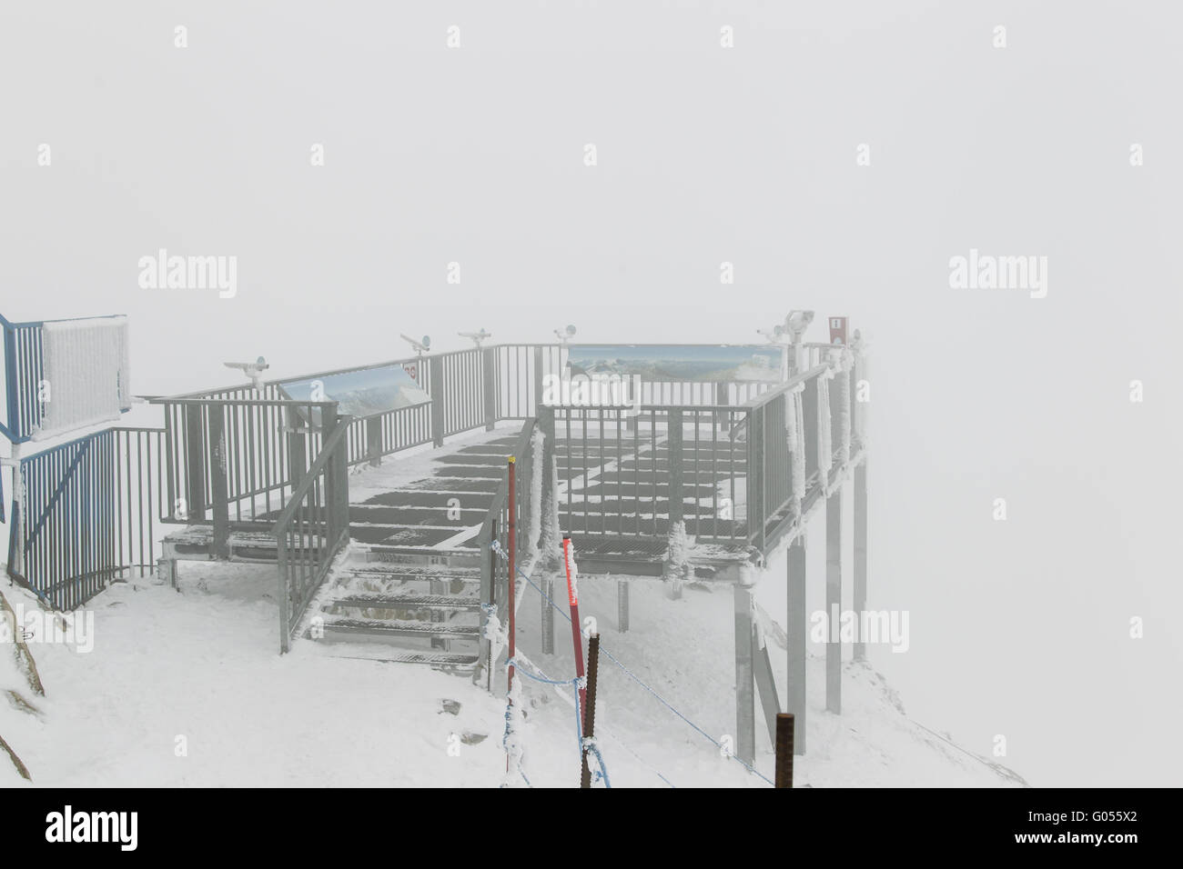 Panoramic platform at the Kitzsteinhorn in Austria Stock Photo - Alamy