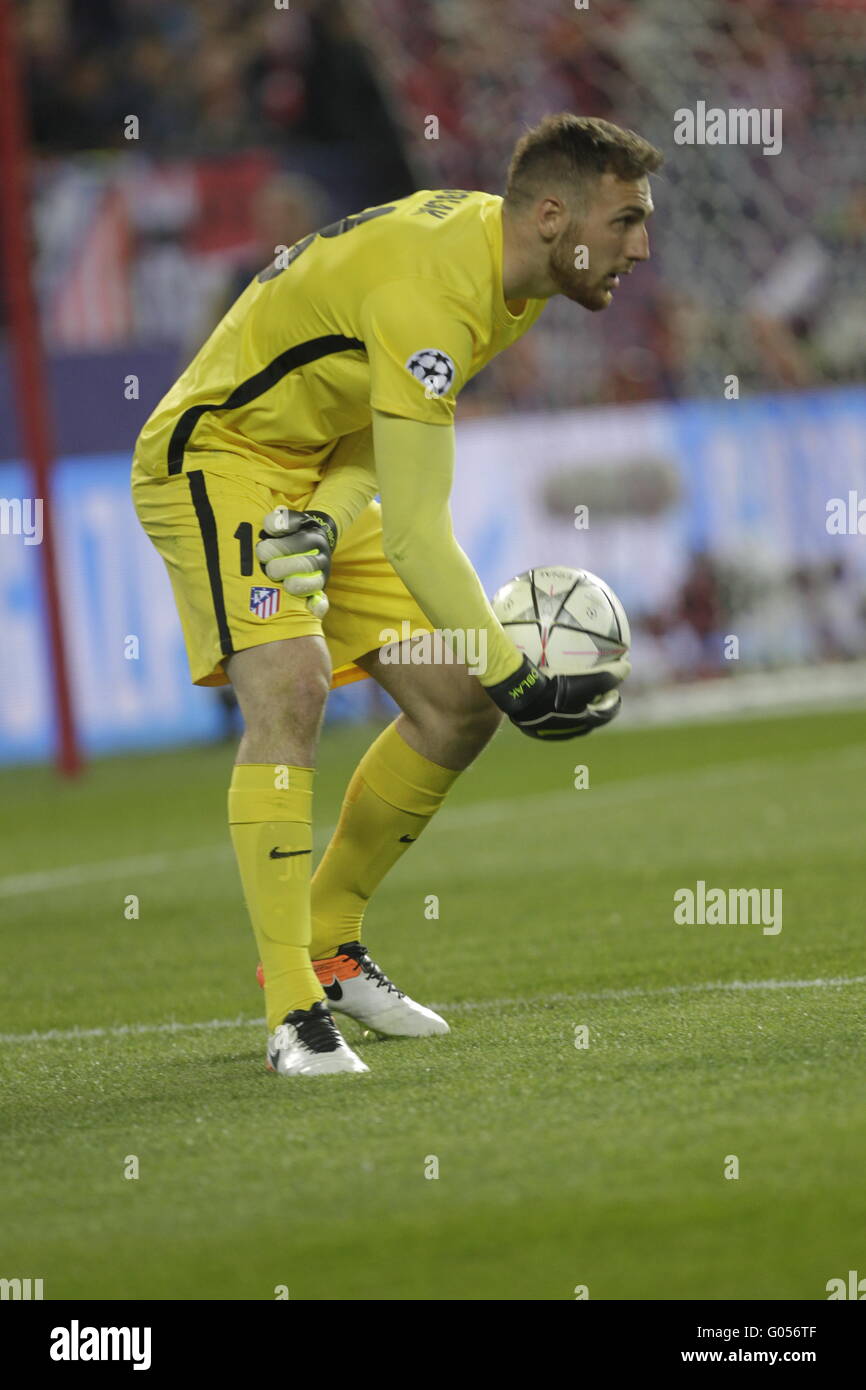 Jan Oblak of Atlético Madrid in action during the match of Champions ...