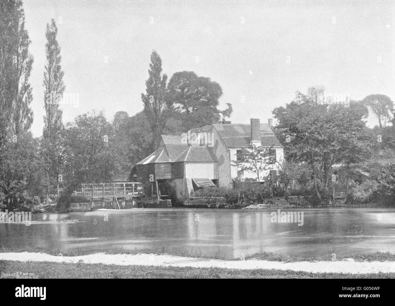 OXON: Iffley Mill, antique print 1897 Stock Photo - Alamy