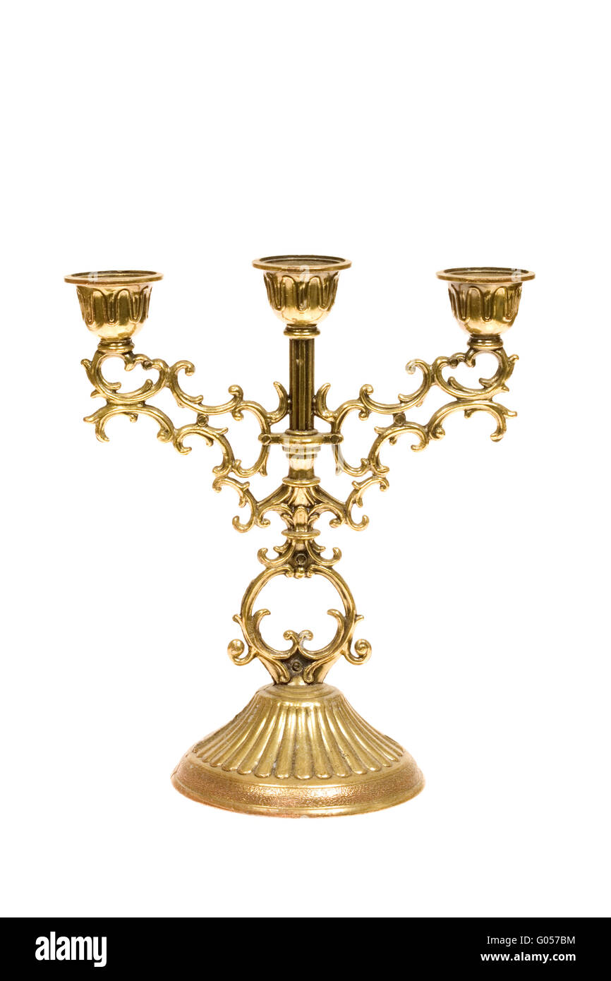 Candlestick old style candle hi-res stock photography and images - Alamy