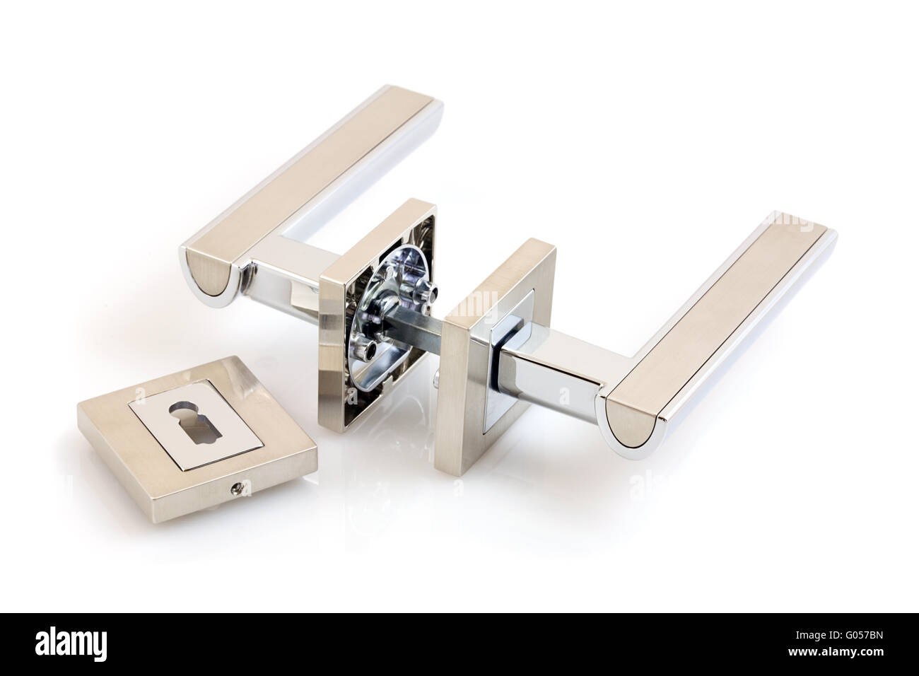 Interior door handle Stock Photo - Alamy