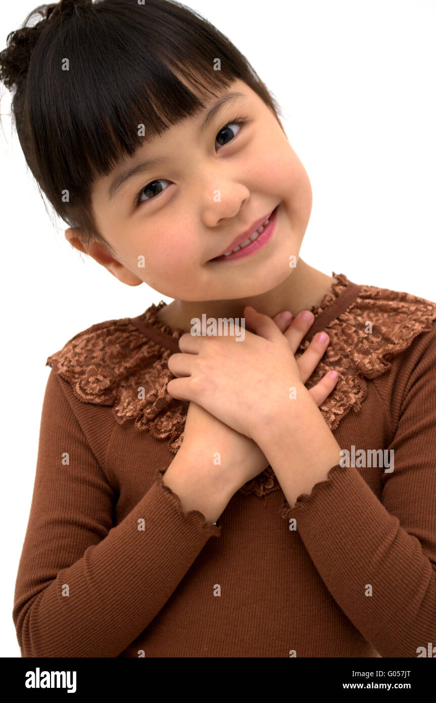 Asian Girl's portrait Stock Photo - Alamy