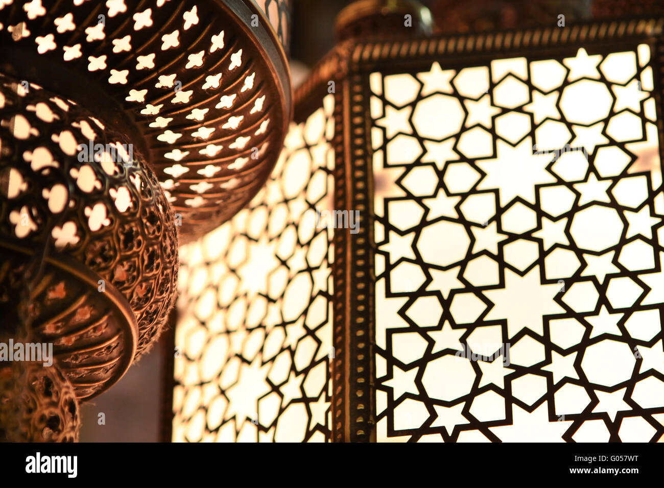 Arabic light - close up Stock Photo - Alamy