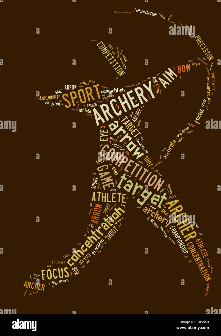 Archery pictogram hi-res stock photography and images - Alamy