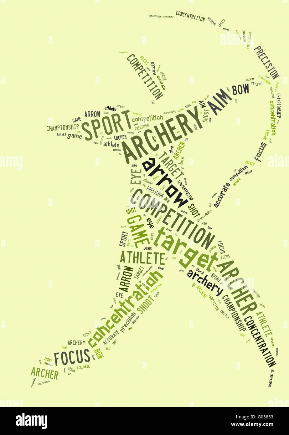 Archery pictogram hi-res stock photography and images - Alamy
