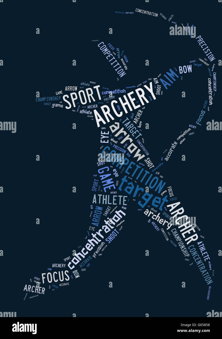 Archery pictogram hi-res stock photography and images - Alamy