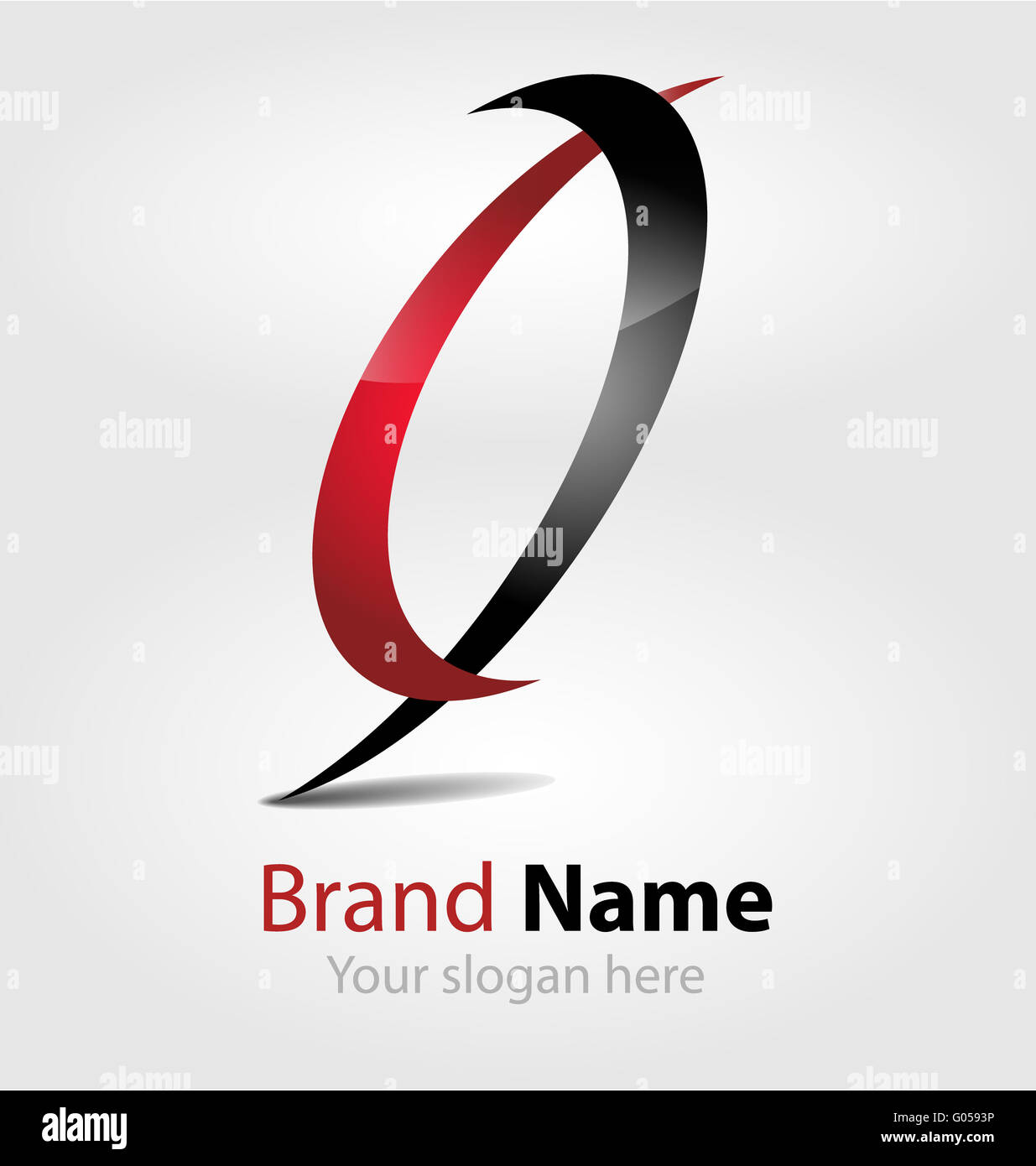 Red and black logo hi-res stock photography and images - Alamy