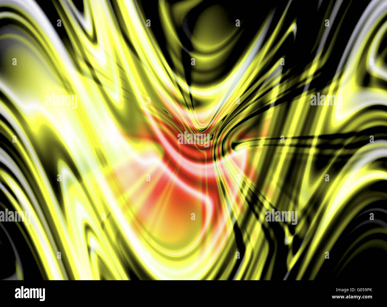 Yellow abstract illustration Stock Photo - Alamy