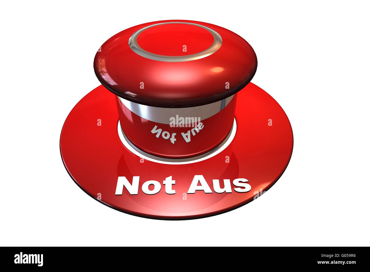 Stop go button Cut Out Stock Images & Pictures - Alamy