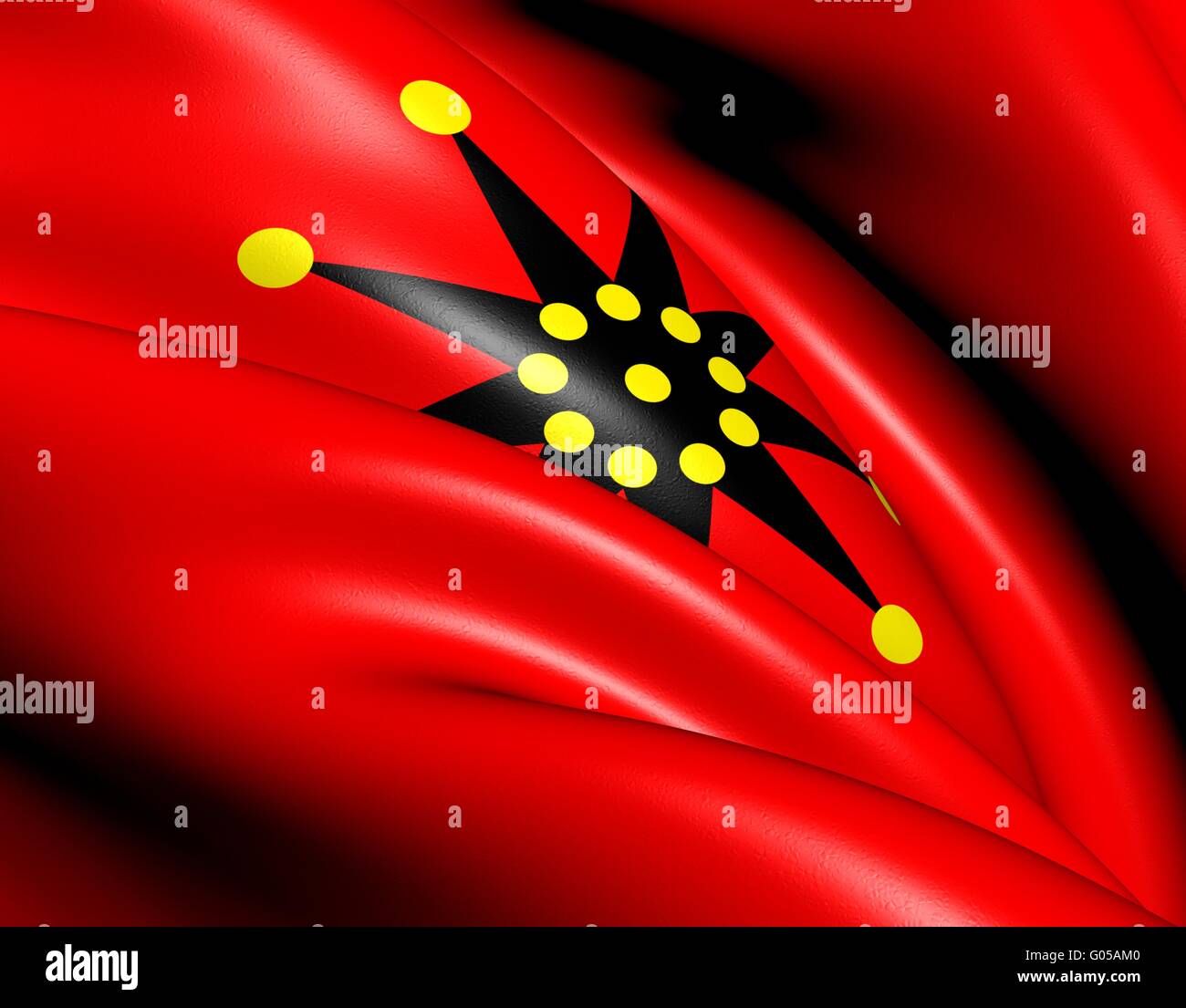 Chinese Army Wuhan Flag (1911-1928). Close Up Stock Photo - Alamy