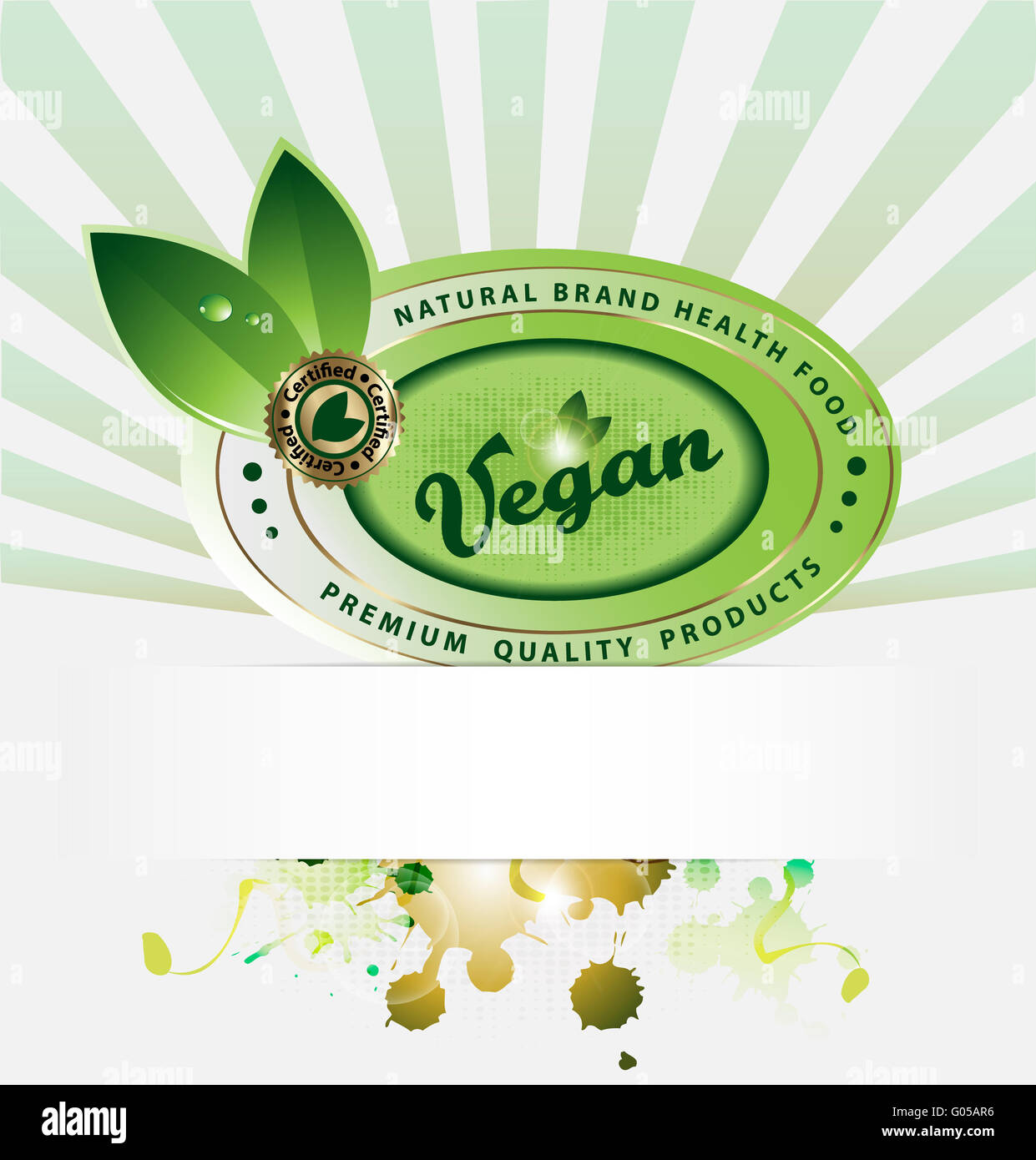 Vegan vector background Stock Photo - Alamy