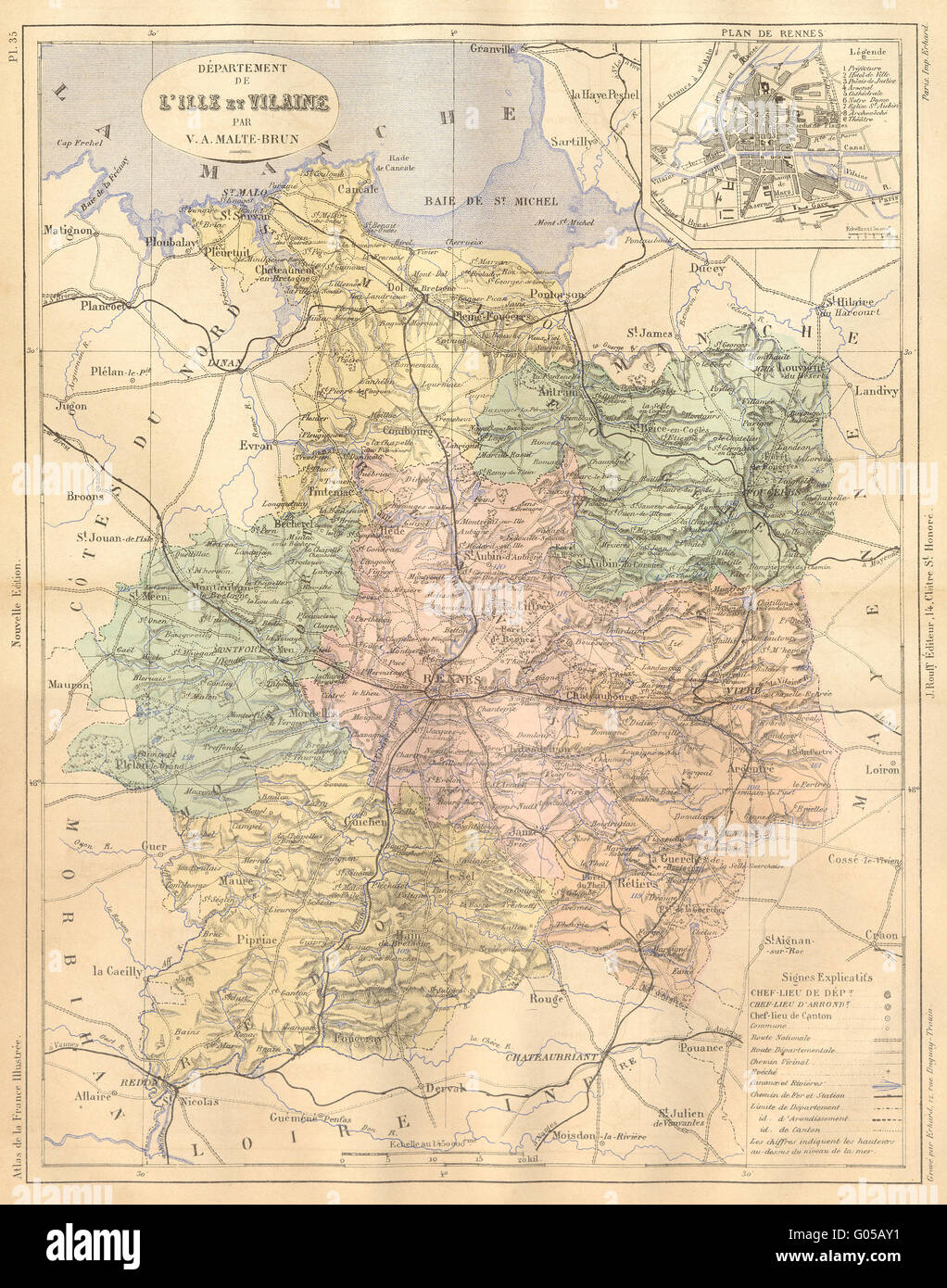 Map of lille france hi-res stock photography and images - Alamy