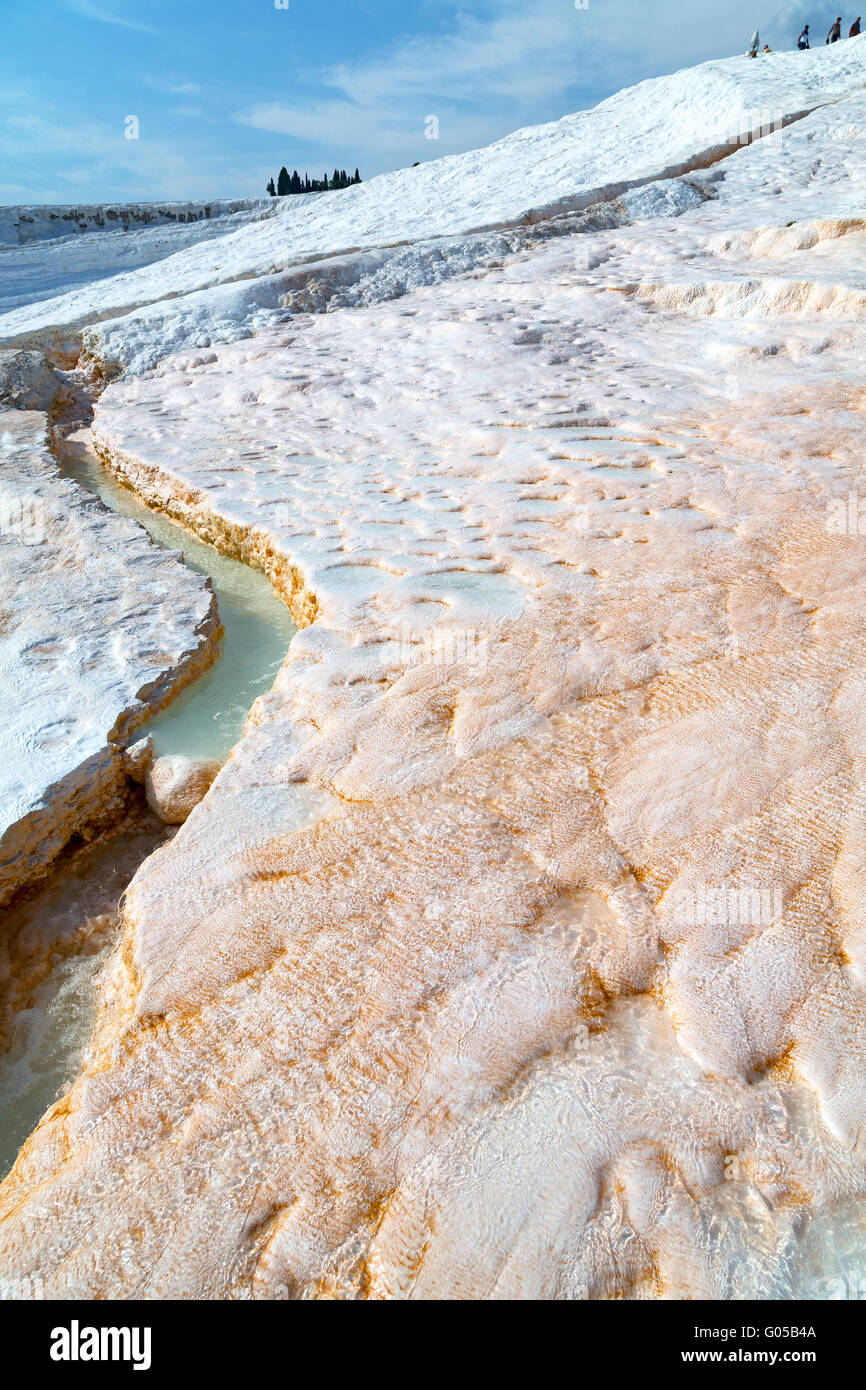 unique abstract in pamukkale turkey asia the old calcium bath and ...