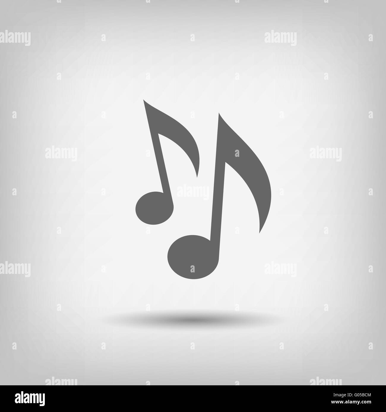 music note icon Stock Vector Image & Art - Alamy