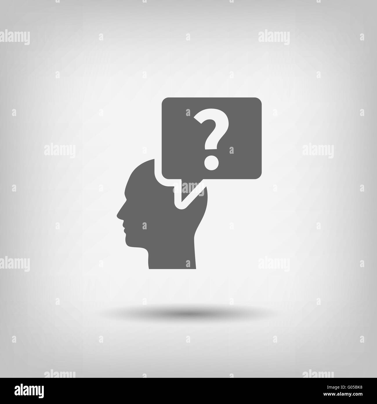 question mark and man icon Stock Vector Image & Art - Alamy
