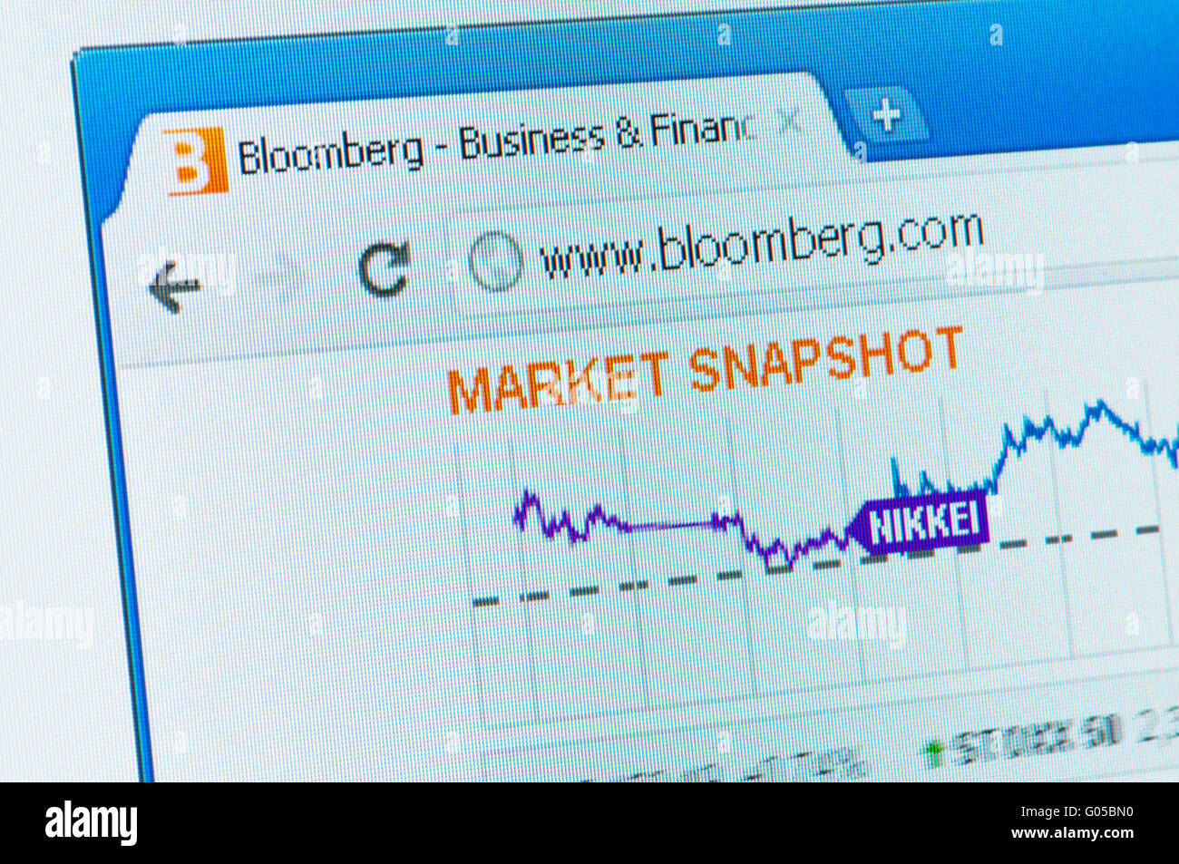 Bloomberg screen hi-res stock photography and images - Alamy